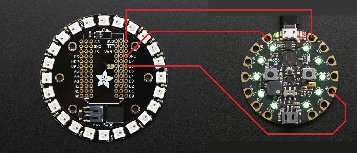 How to Drive NeoPixels using Circuit Playground Express